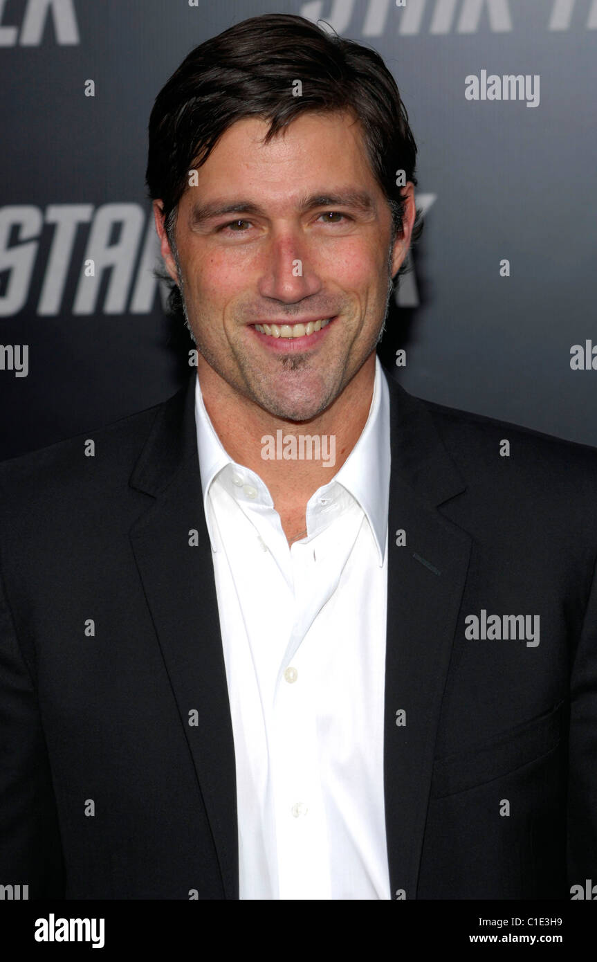 Matthew Fox Los Angeles Premiere of 'Star Trek' held at Grauman's ...