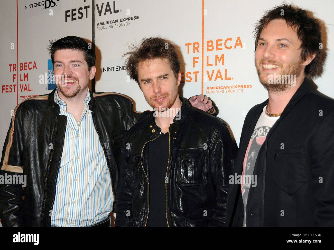 Sam Rockwell and Duncan Jones with guest 8th Annual Tribeca Film ...
