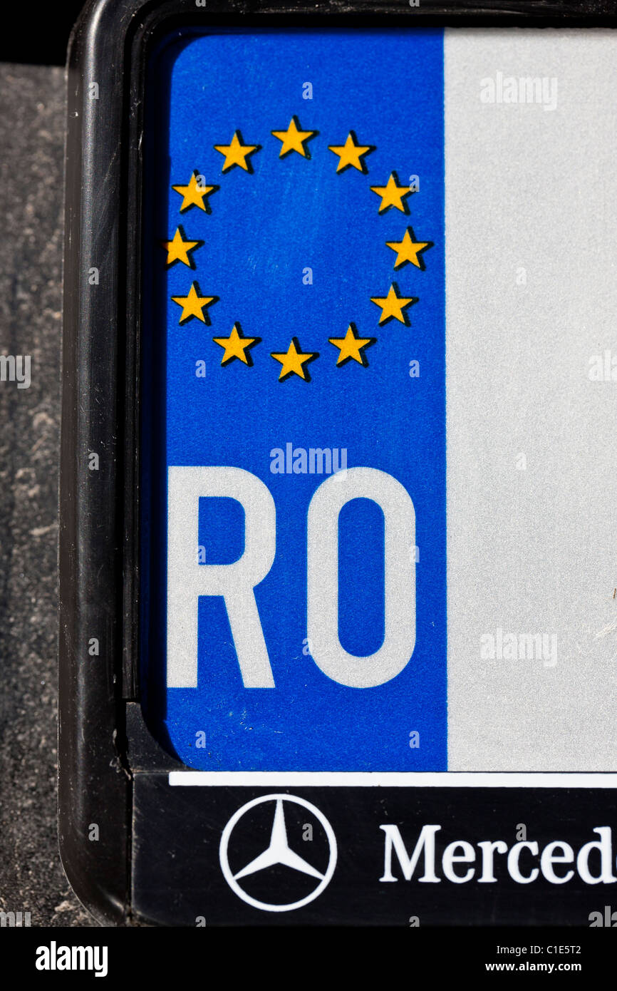 License plate romania hi-res stock photography and images - Alamy
