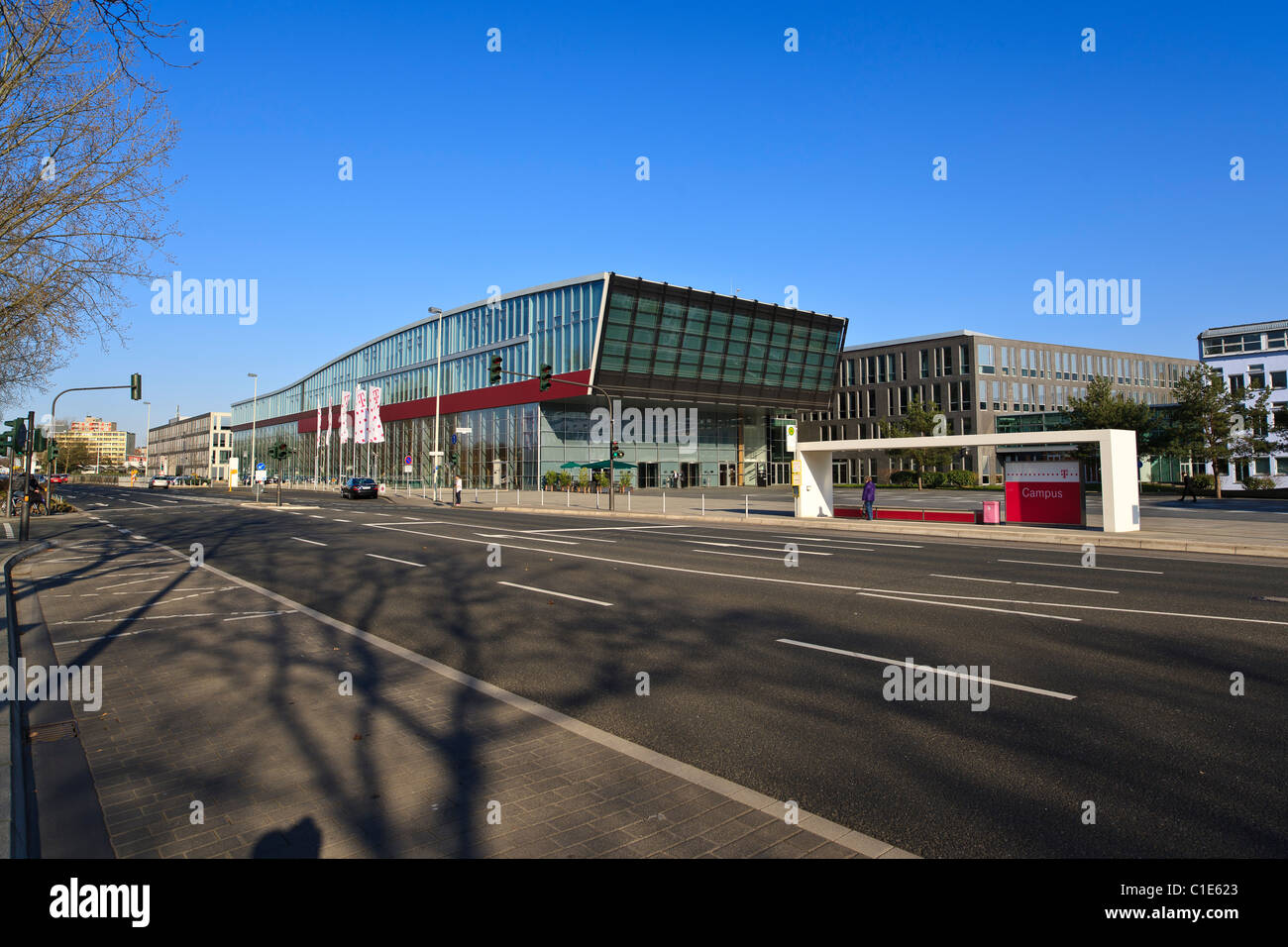 German Telekom building (former T-Mobile building) on the Telekom ...