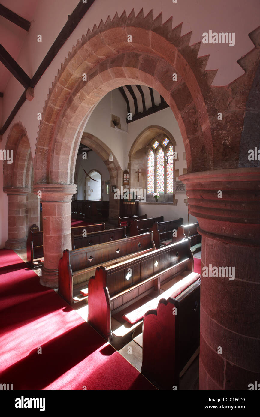 St Mary Magdalene church, Hewelsfield, Forest of Dean Stock Photo - Alamy