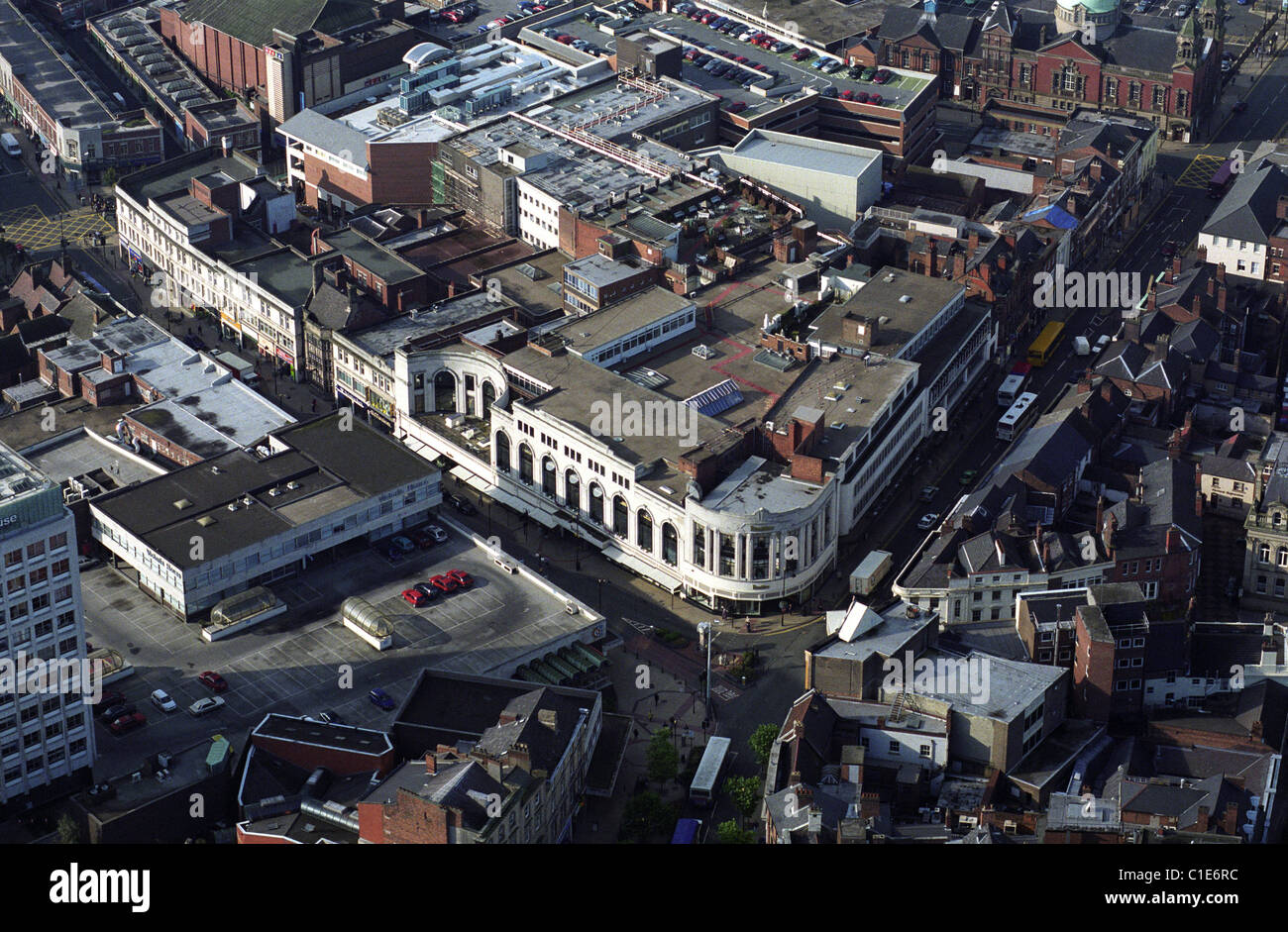 Aerial view of Wolverhampton West Midlands England Uk featuring the ...
