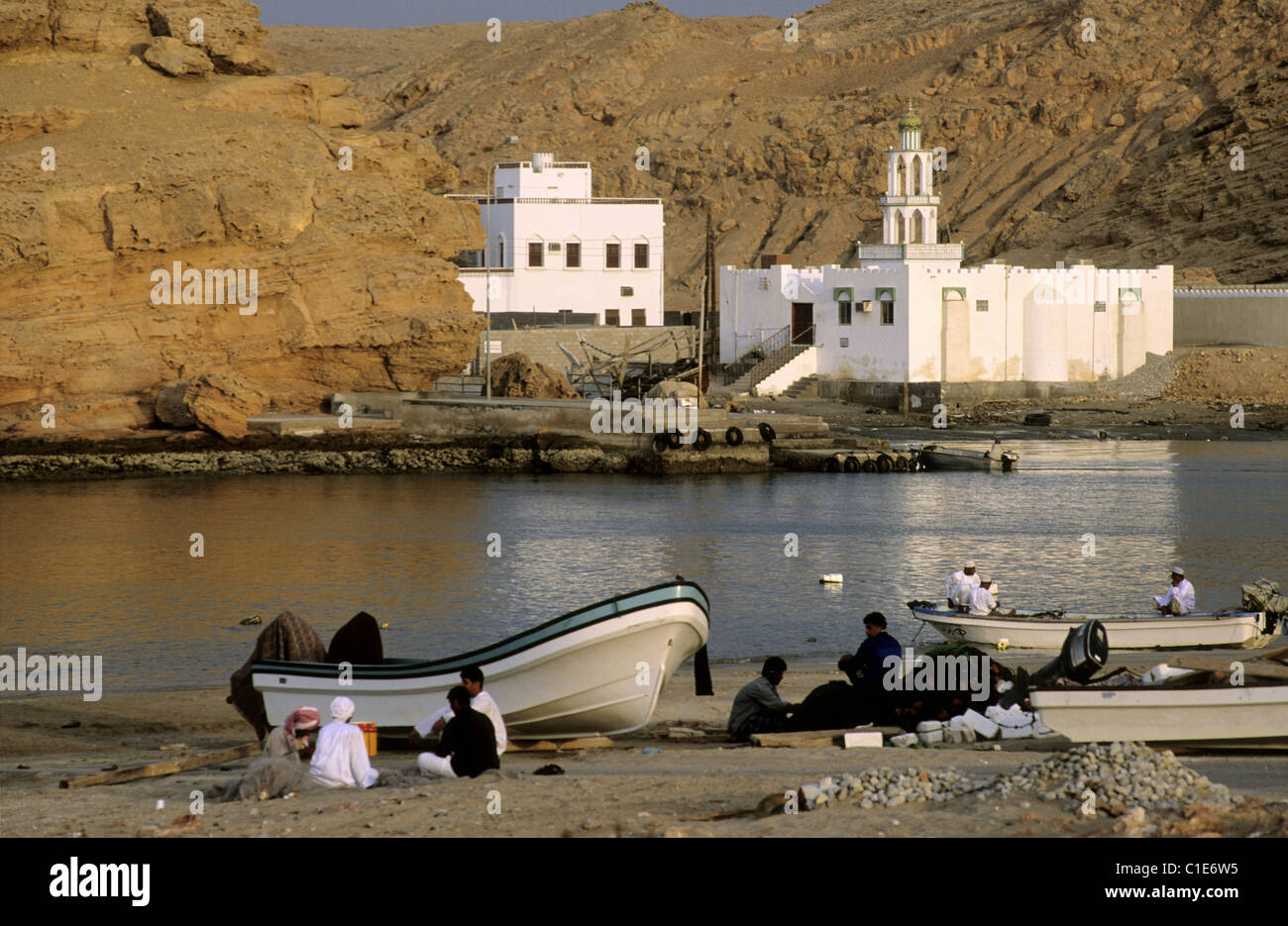 Sultanate of Oman, Sur, Al Ayjah, old districts Stock Photo - Alamy