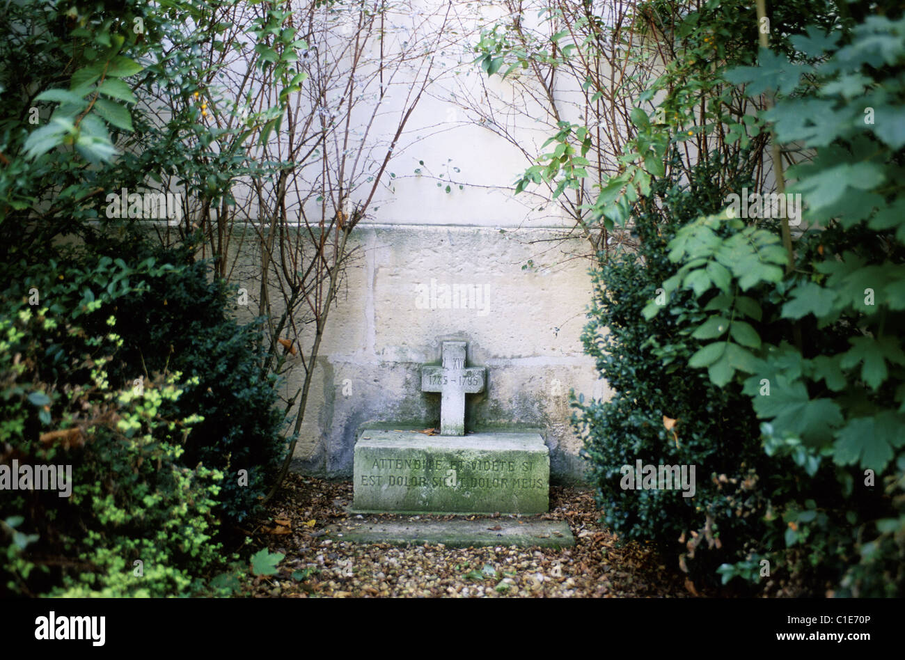 France, Paris, Sainte Marguerite church, presumed tomb of Louis 17 ...