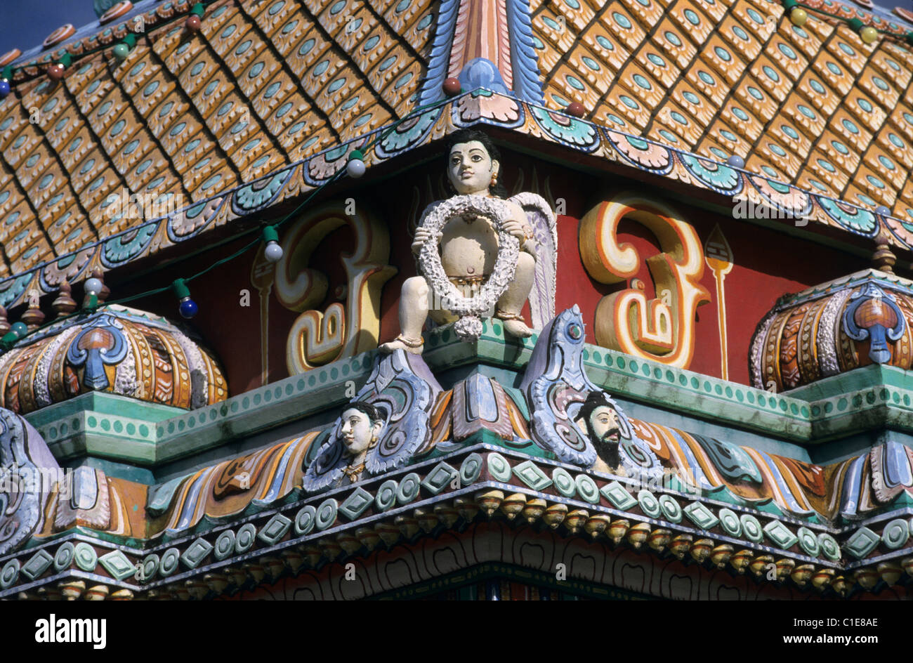 Saint andre reunion island indian temple hi-res stock photography and ...