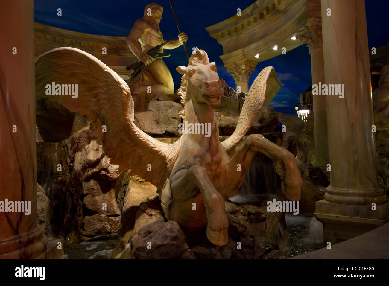 Caesars Palace Hotel Inside Las Vegas Stock Photo - Alamy