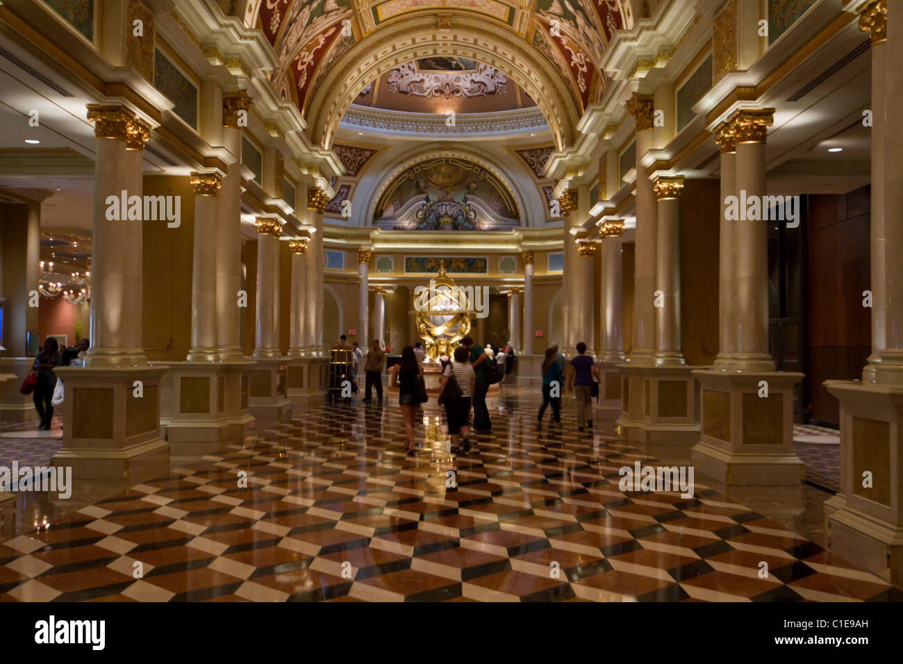 Venetian Las Vegas Hotel Inside Stock Photo - Alamy