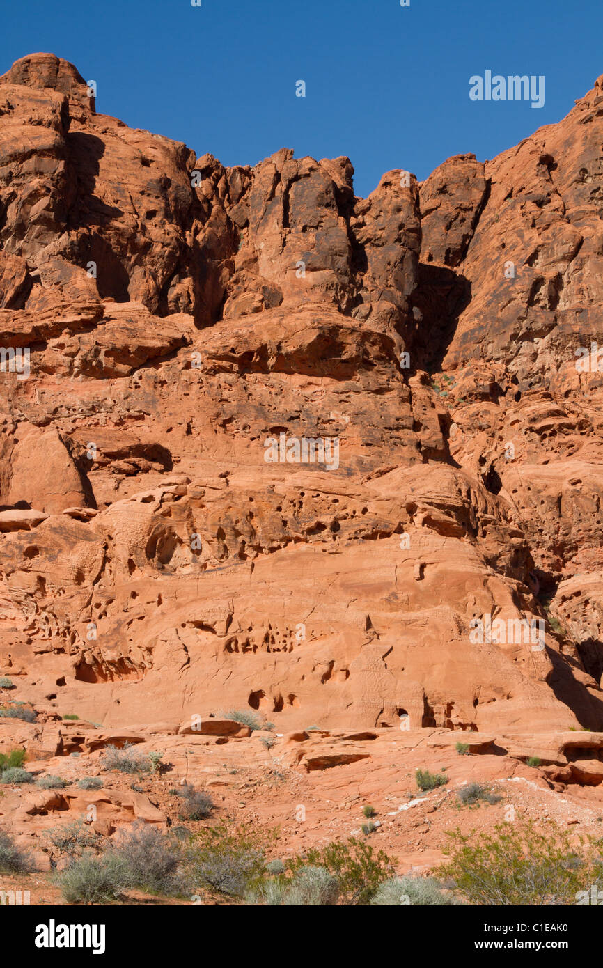 Blue sky and rock formation hi-res stock photography and images - Alamy