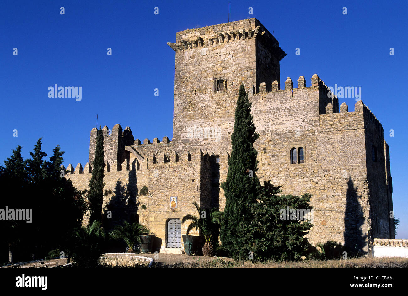 Spain, Andalusia, area of Jaen, castle of Espejo Stock Photo - Alamy