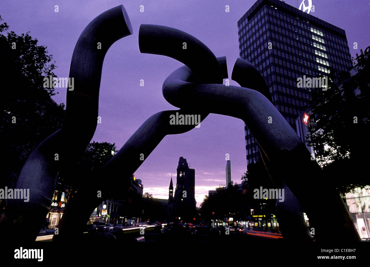 Germany Berlin Charlottenburg District Kurfurstendamm (Ku Damm) Avenue ...