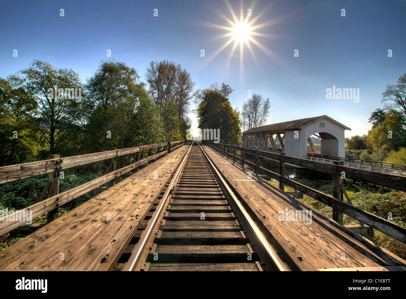 Railroad track hi-res stock photography and images - Alamy