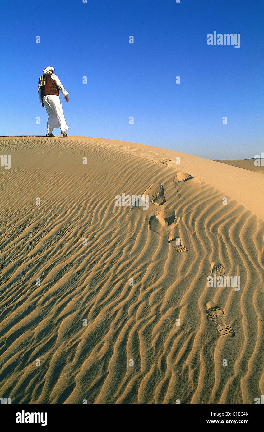 Egypt, Oasis, the Libyan desert, sea of sand close to Siwa, Bedouin ...