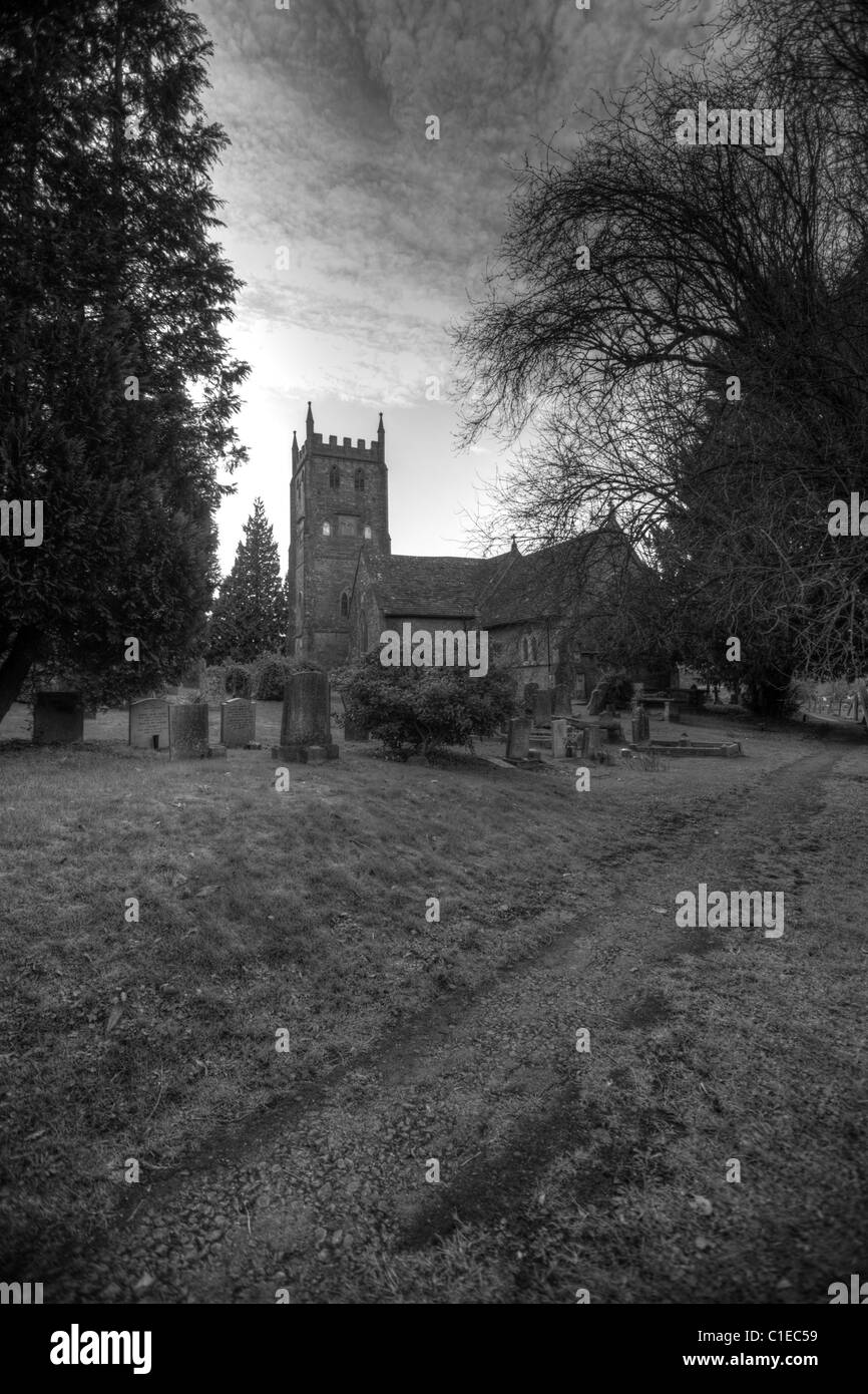 St Mary the Virgin church, St Briavels, Forest of Dean, UK Stock Photo ...