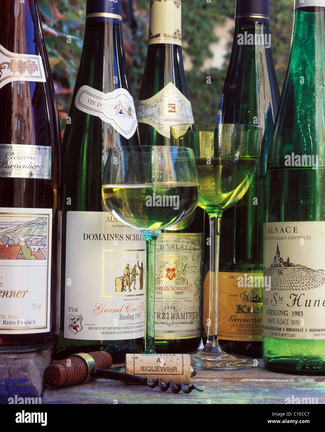 France, bottles of wine Stock Photo - Alamy