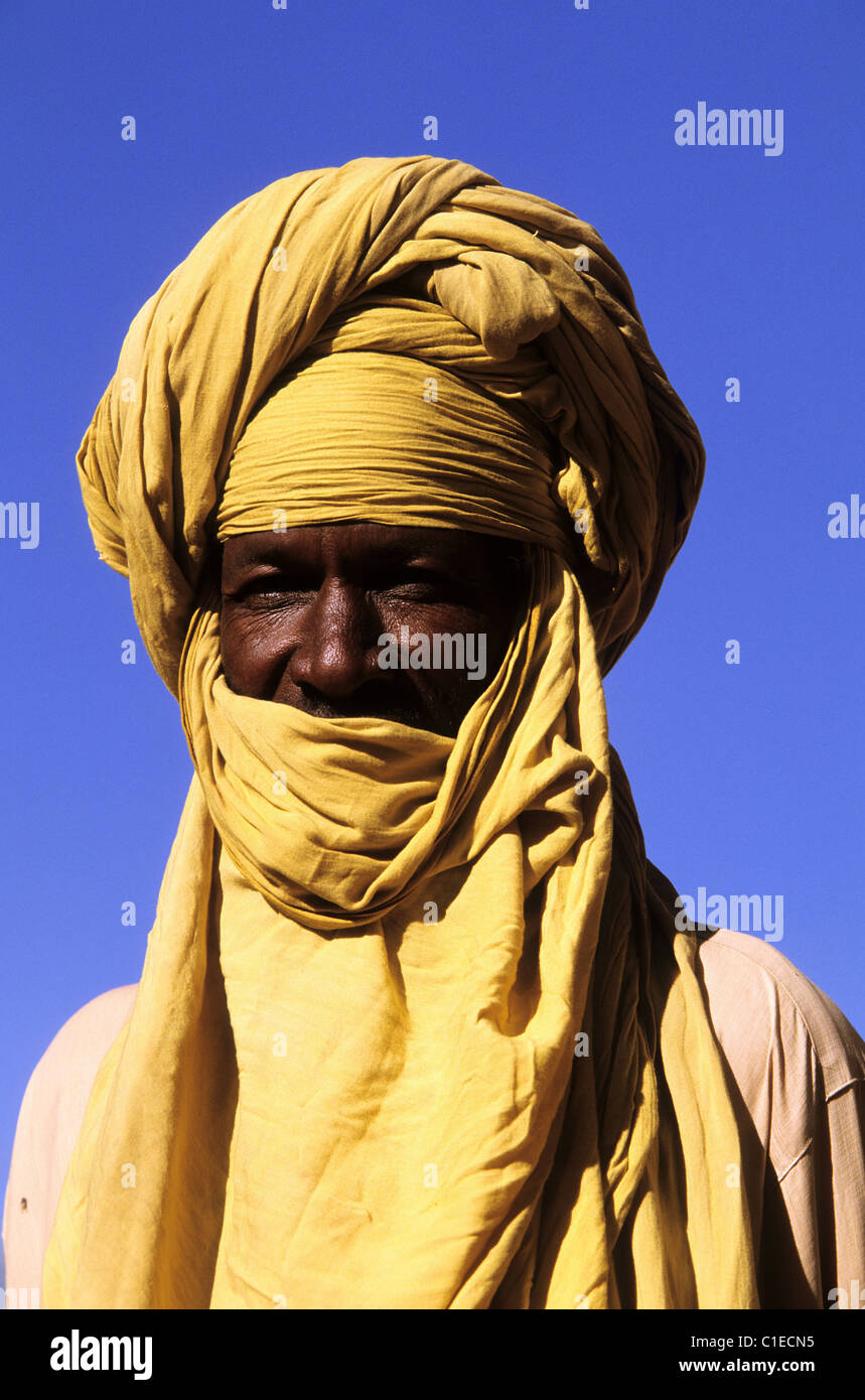 Niger, Sahara, Tenere desert, tuareg Stock Photo - Alamy
