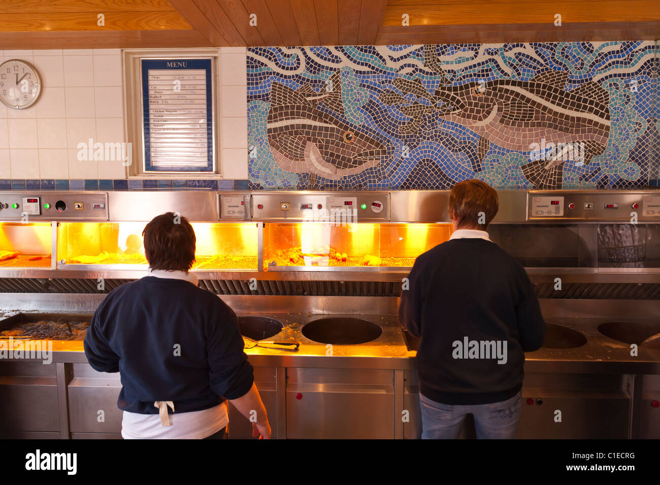Chip shop interior hi-res stock photography and images - Alamy