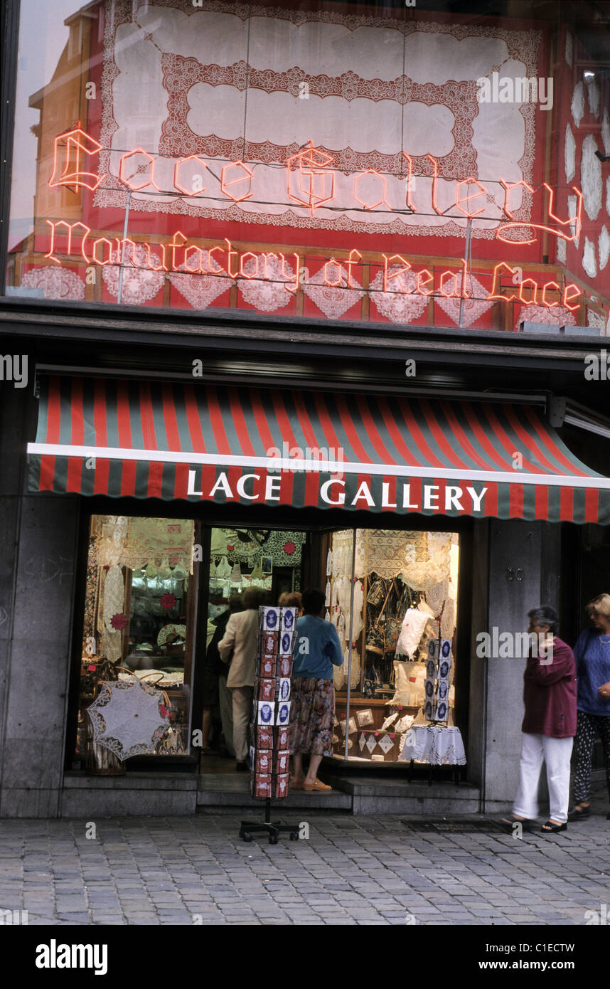 Lace shop brussels belgium hi-res stock photography and images - Alamy