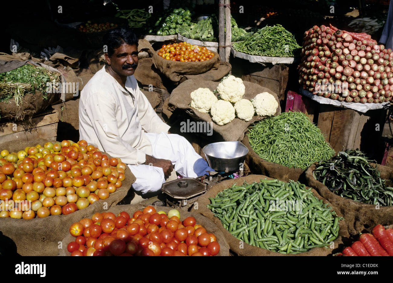 India, Rajasthan State, Jaïpur, the market Stock Photo - Alamy