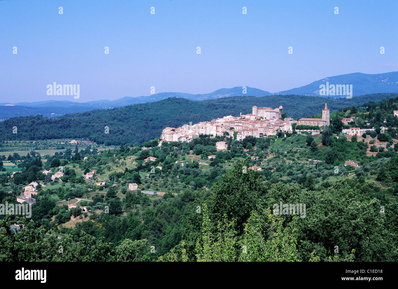 France, Var, Callian village Stock Photo - Alamy