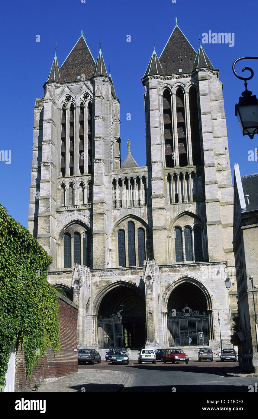 France, Oise, Noyon, Cathedral Stock Photo - Alamy