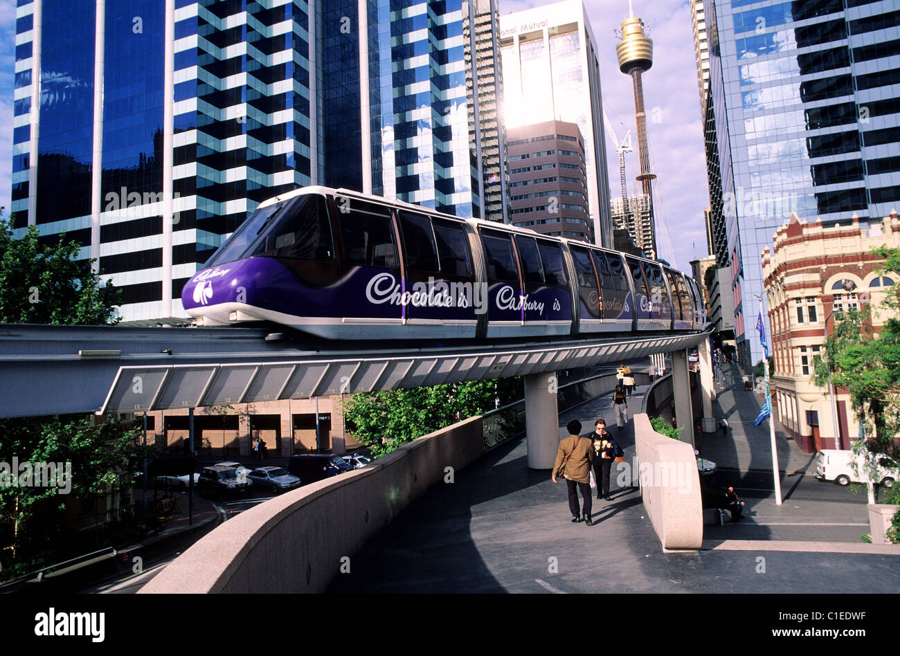 Sydney monorail hi-res stock photography and images - Alamy