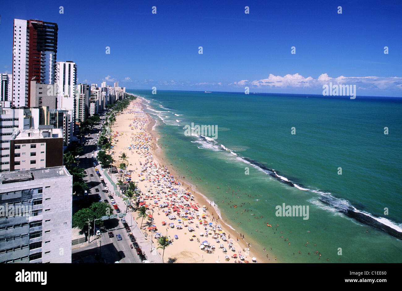 Brazil, Pernambuco state, Recife, the Boa Viagem beach Stock Photo - Alamy