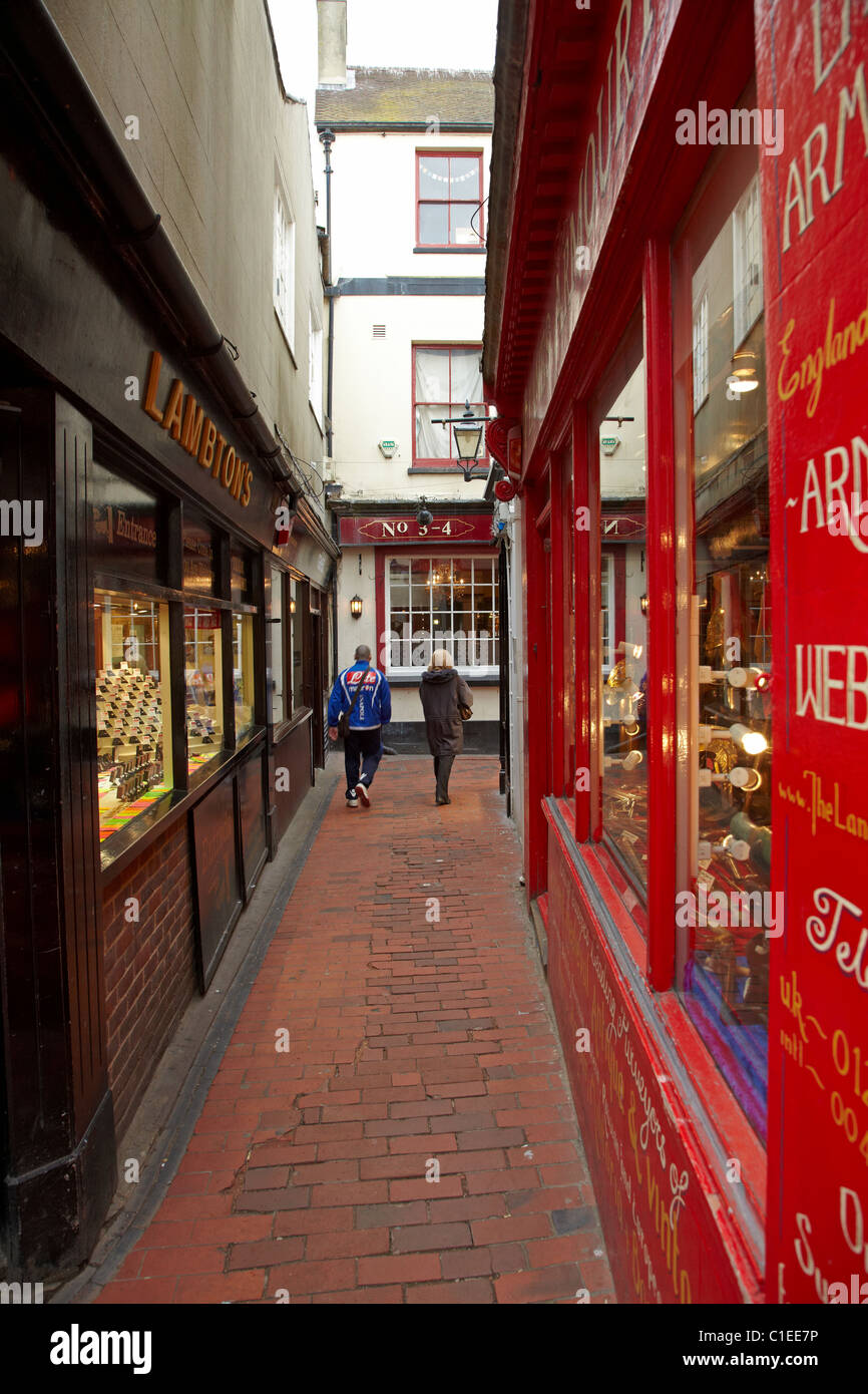The Lanes, Brighton, East Sussex, England, United Kingdom Stock Photo ...