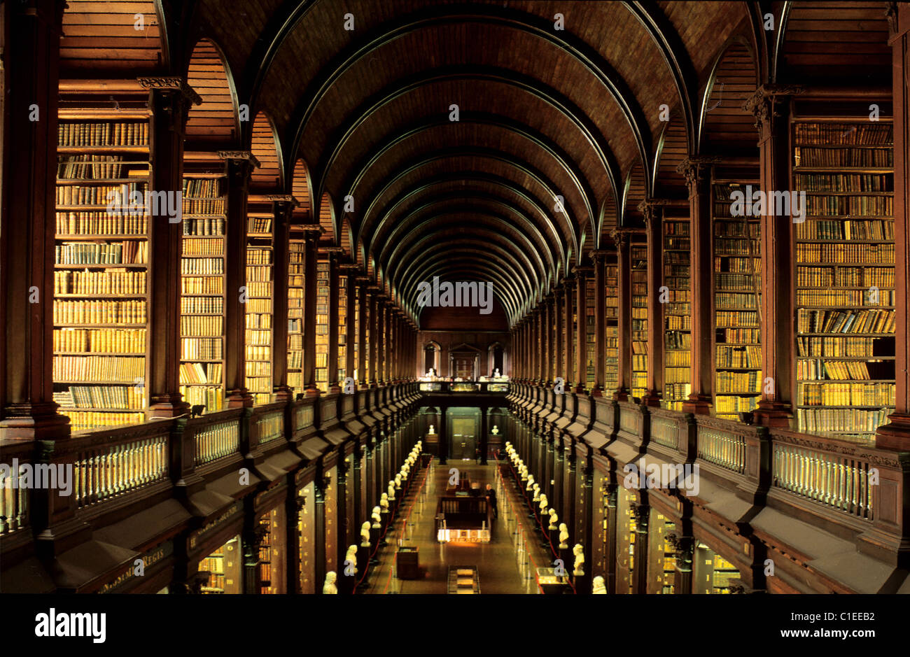 Republic of Ireland, Dublin, Trinity College, The Old Library Stock ...