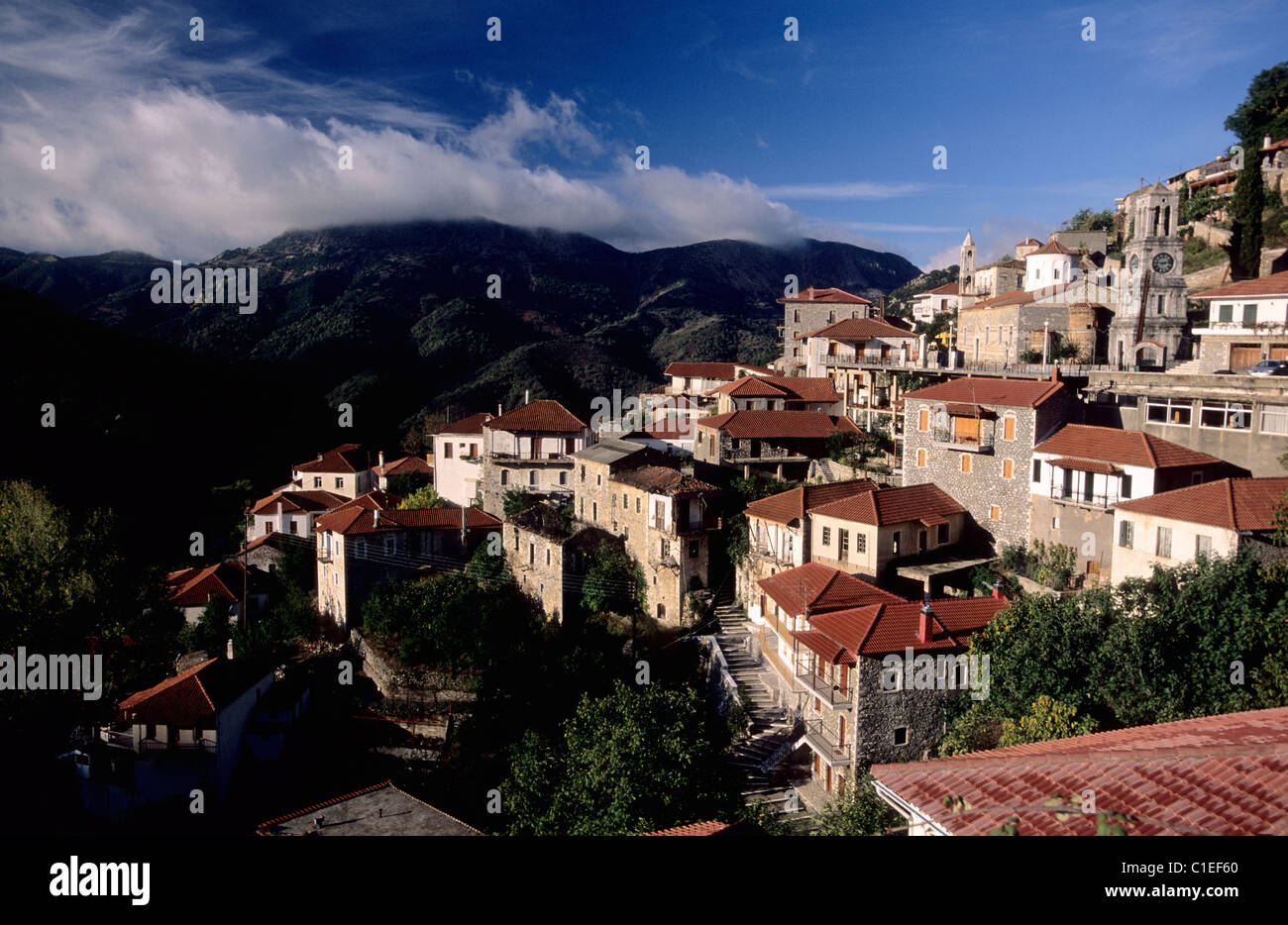 Greece, Peloponese, Arkadia Region, village of Lagadia Stock Photo - Alamy