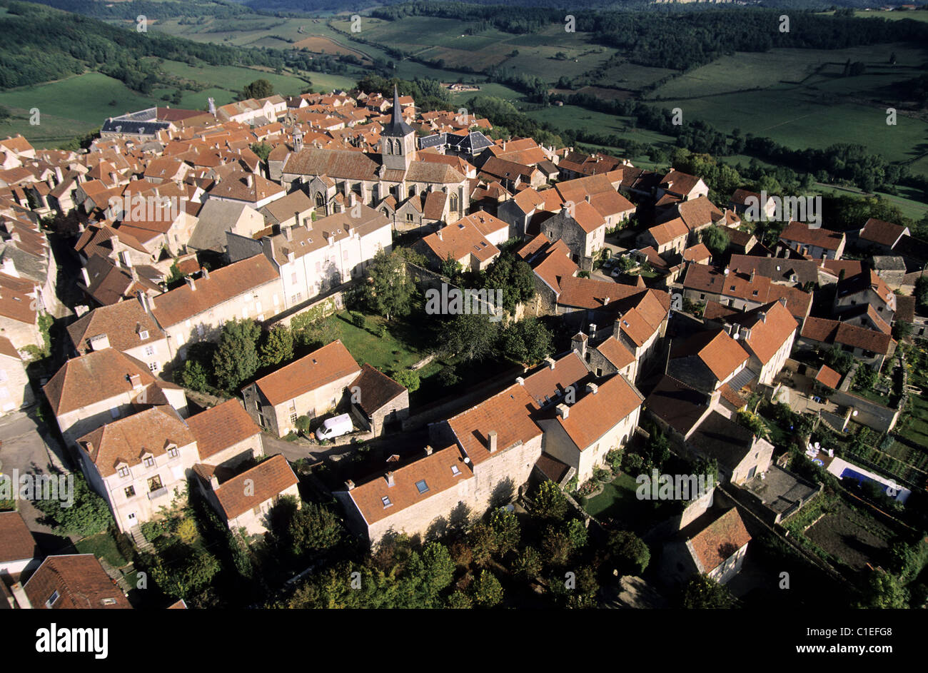 France Cote d'Or Flavigny sur Ozerain labelled Les Plus Beaux Villages ...