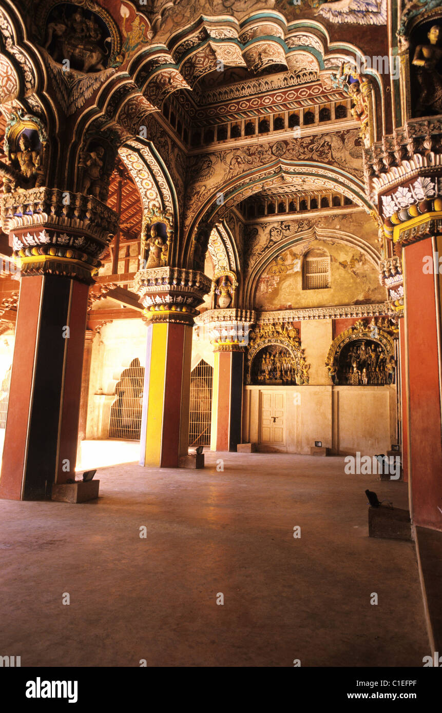 India, Tamil Nadu State, Thanjavur (Tanjore), the palace Stock Photo ...