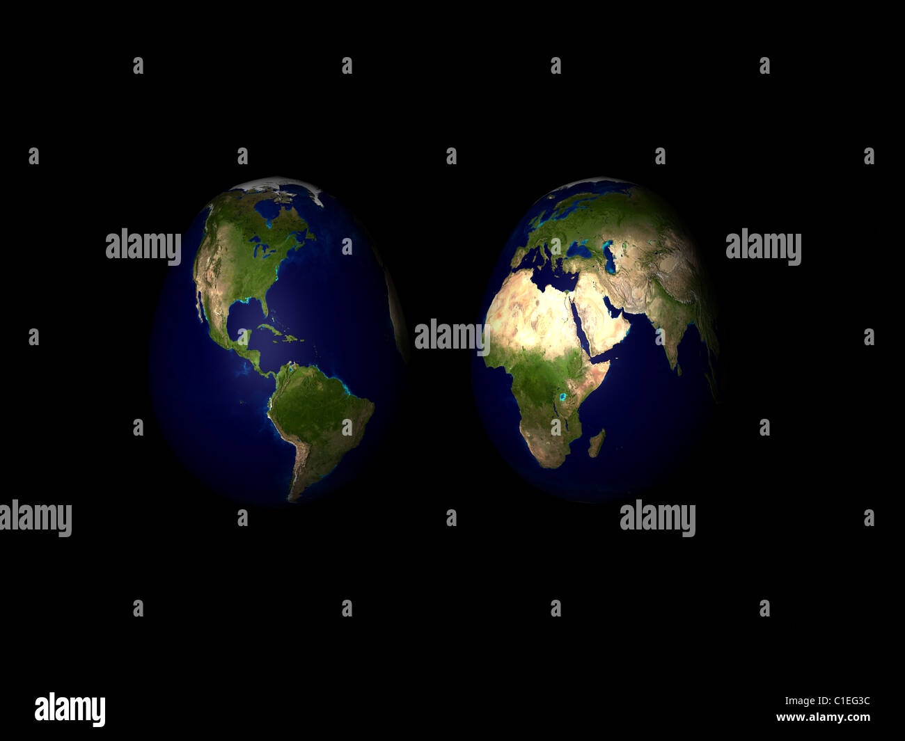 Easter world map hi-res stock photography and images - Alamy