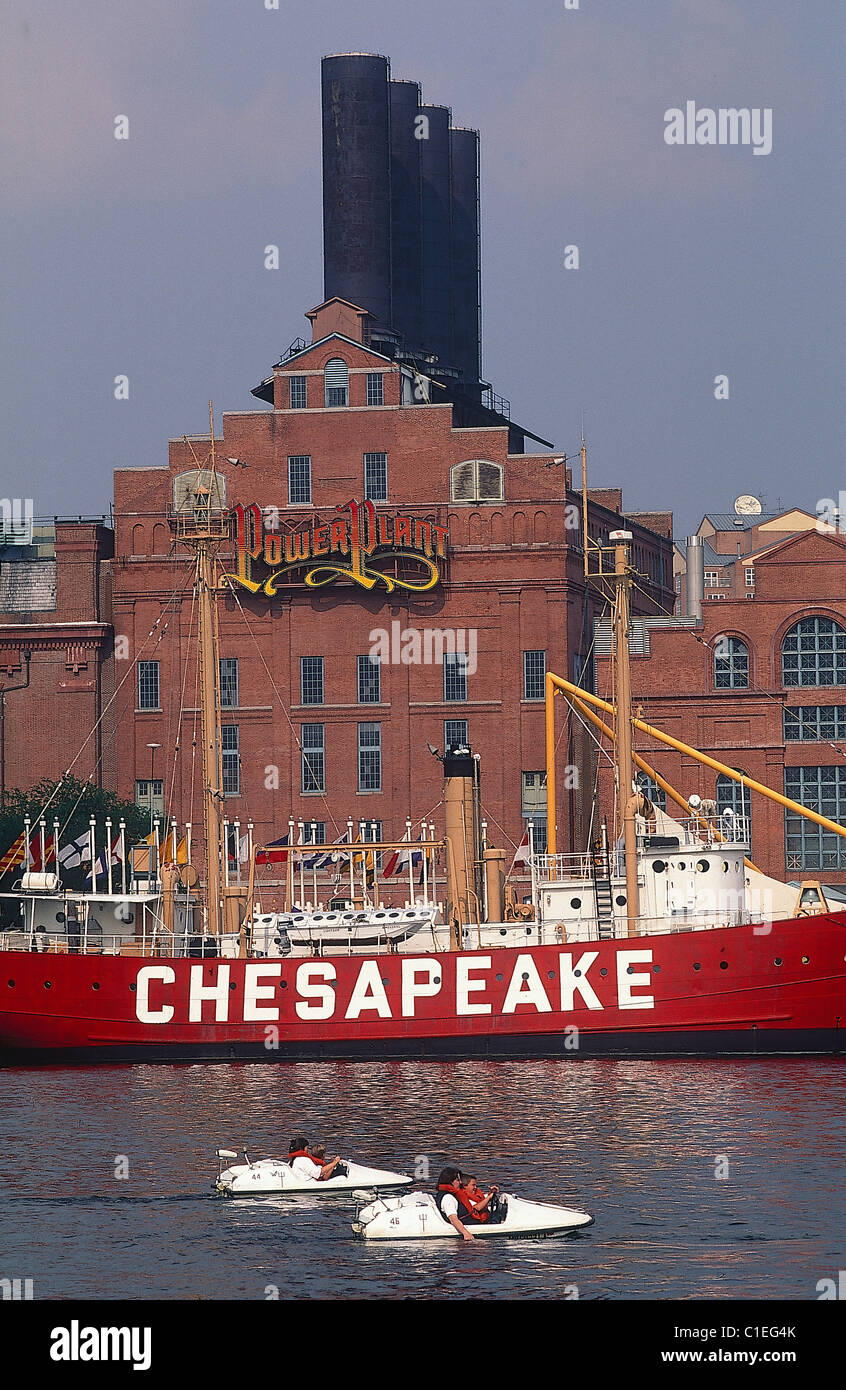 United States, state of Maryland, city of Baltimore, Chesapeake bay ...