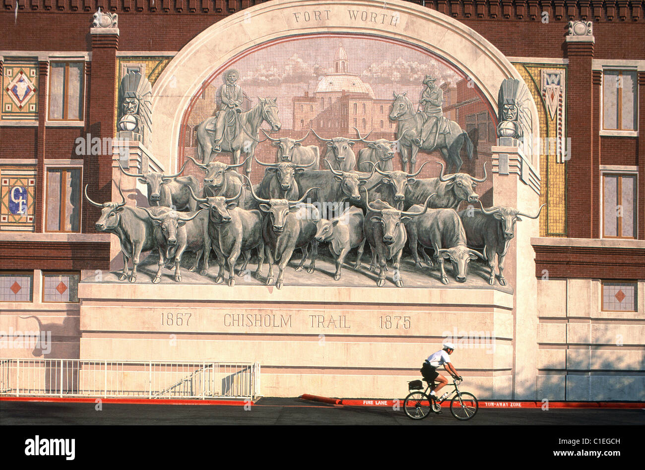 United States, state of Texas, Fort Worth, Stockyards historical area ...