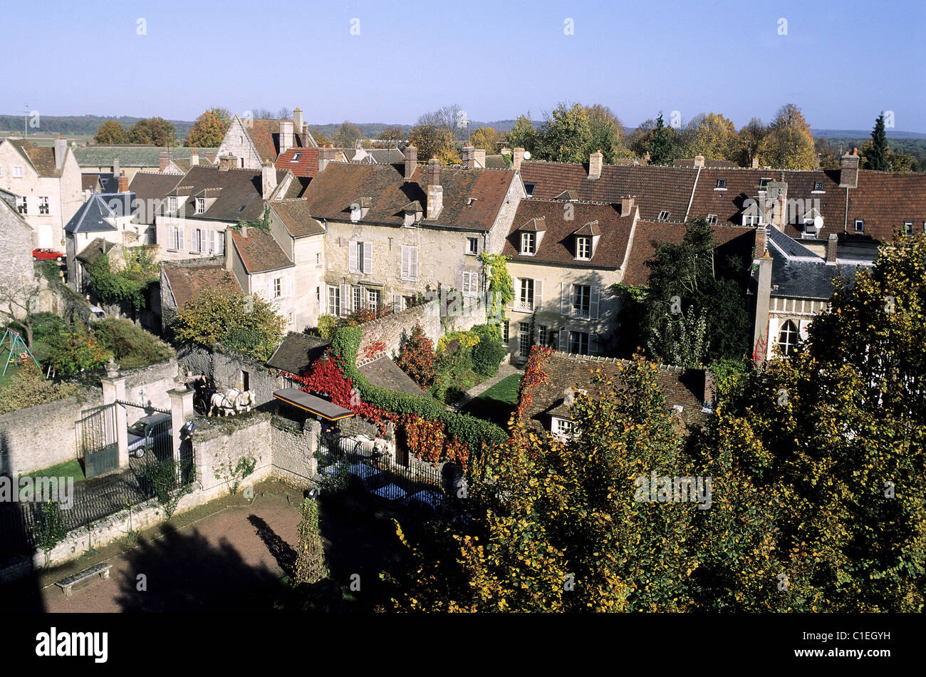 France, Oise, city of Senlis Stock Photo - Alamy