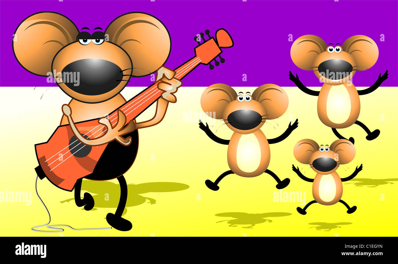 rat plying with violin Stock Photo - Alamy
