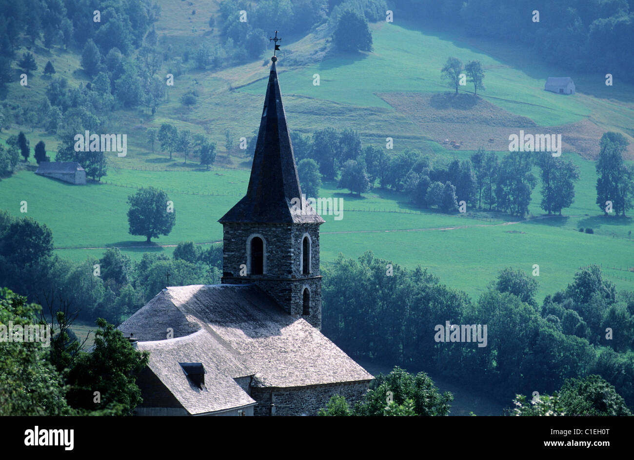 France, Hautes Pyrenees, Azet, region of St Lary Soulan Stock Photo - Alamy