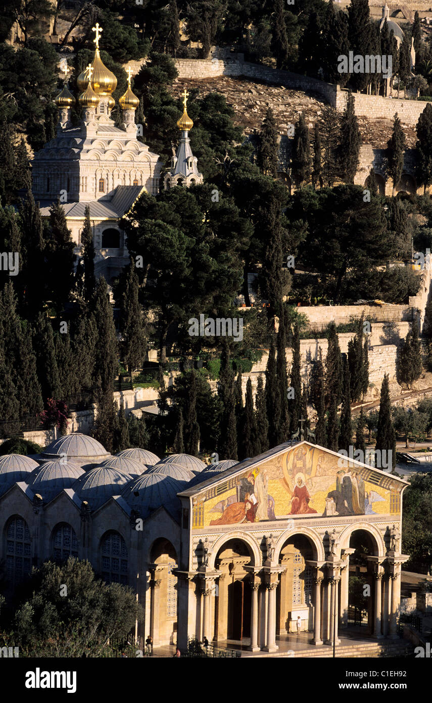 Israel, Judea region, Jerusalem, holy city, Church of All Nations Stock ...