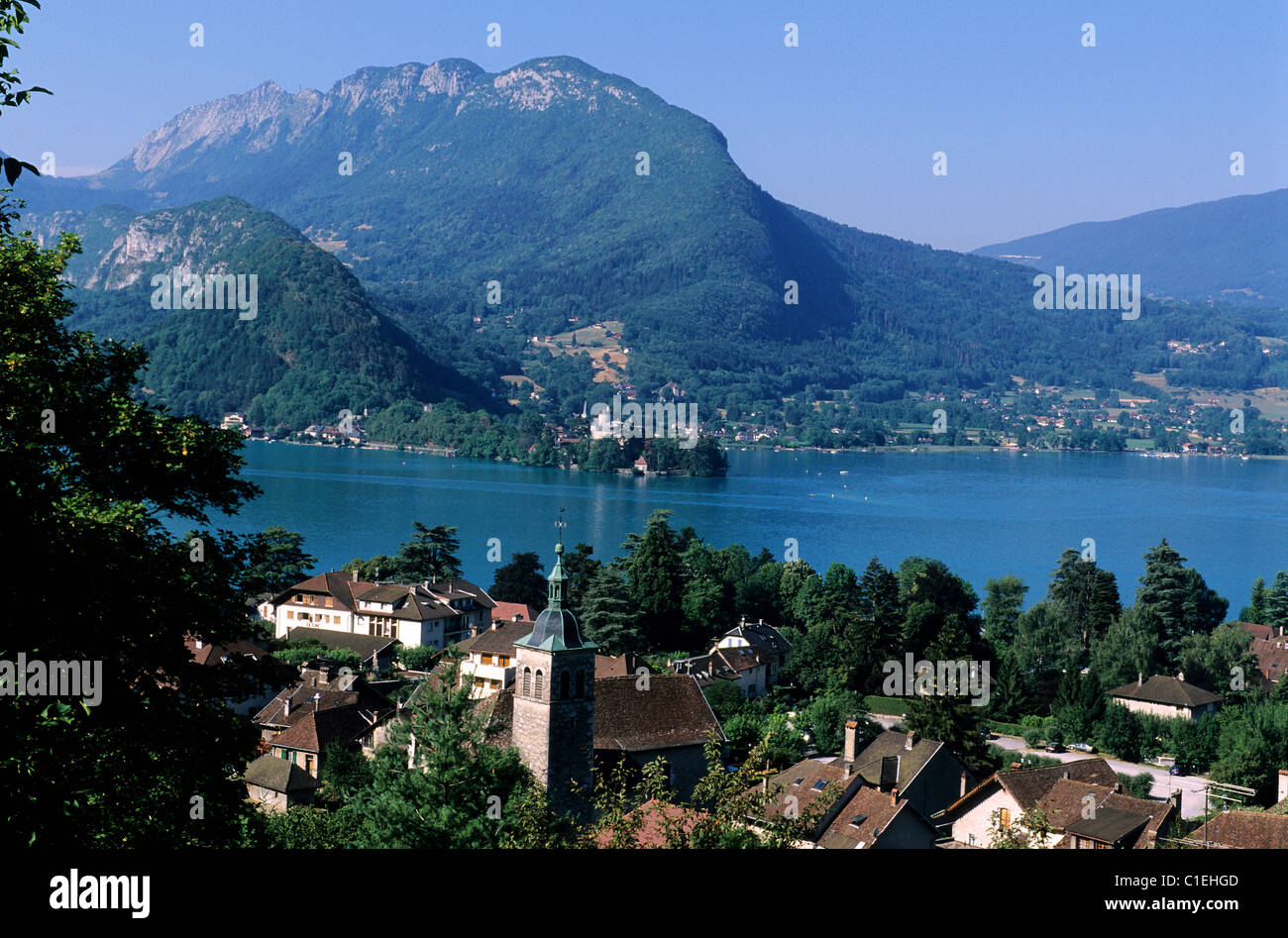 France, Haute Savoie, Annecy lake, village of Talloire Stock Photo - Alamy