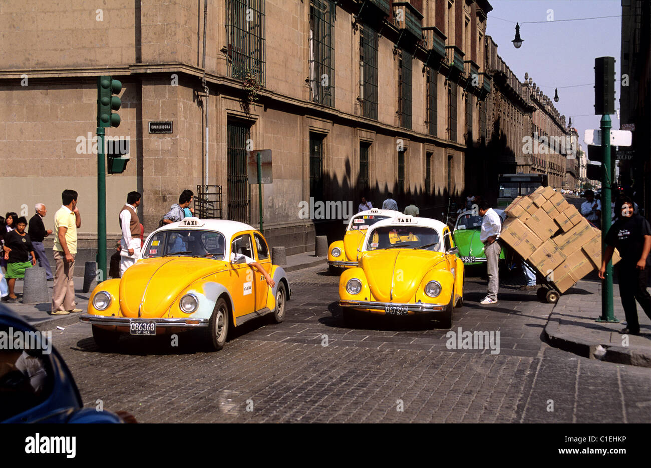 Mexico, Federal District, Mexico City, the historical and colonial ...