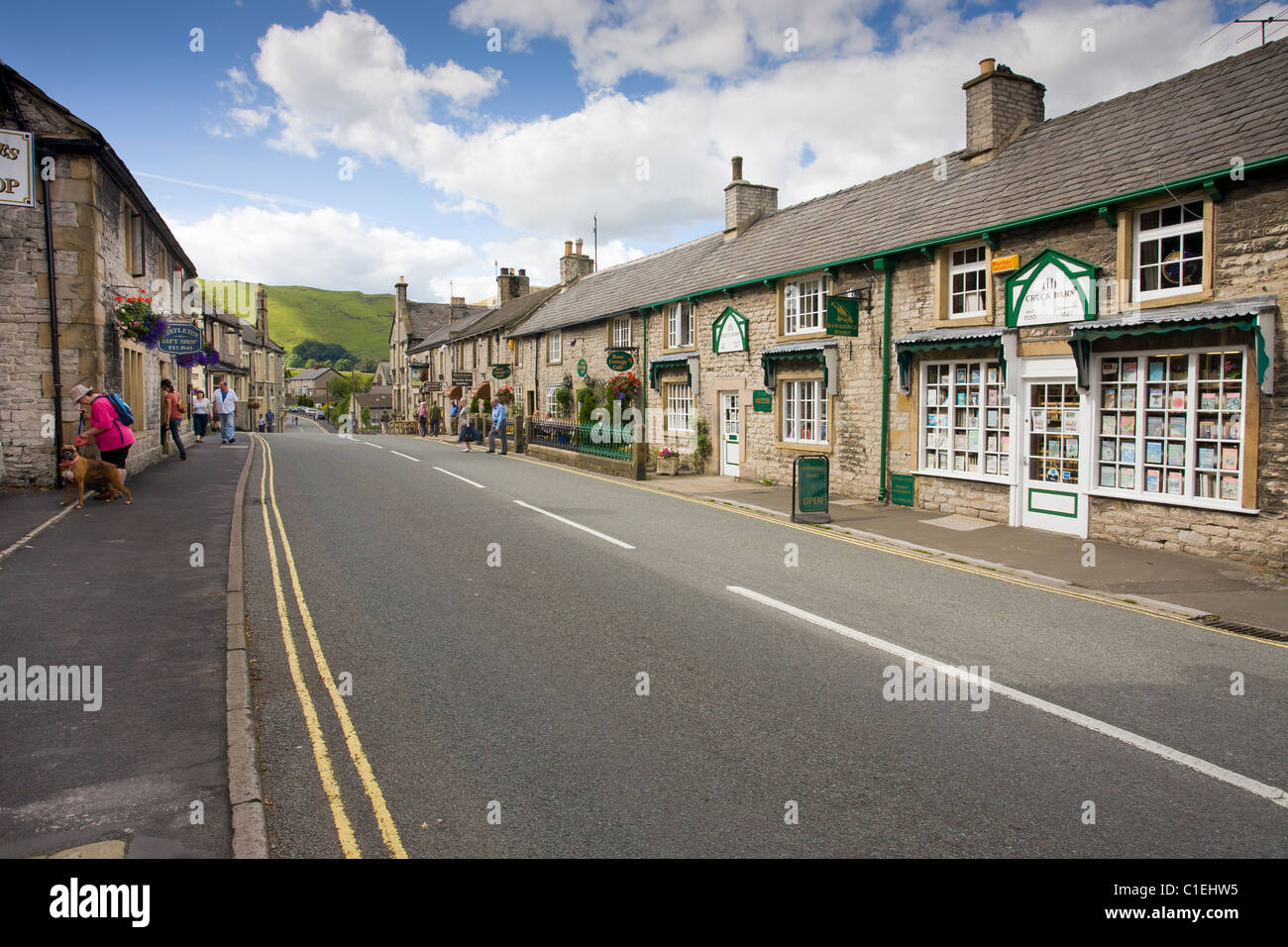 Castleton Village High Peak Derbyshire High Resolution Stock ...