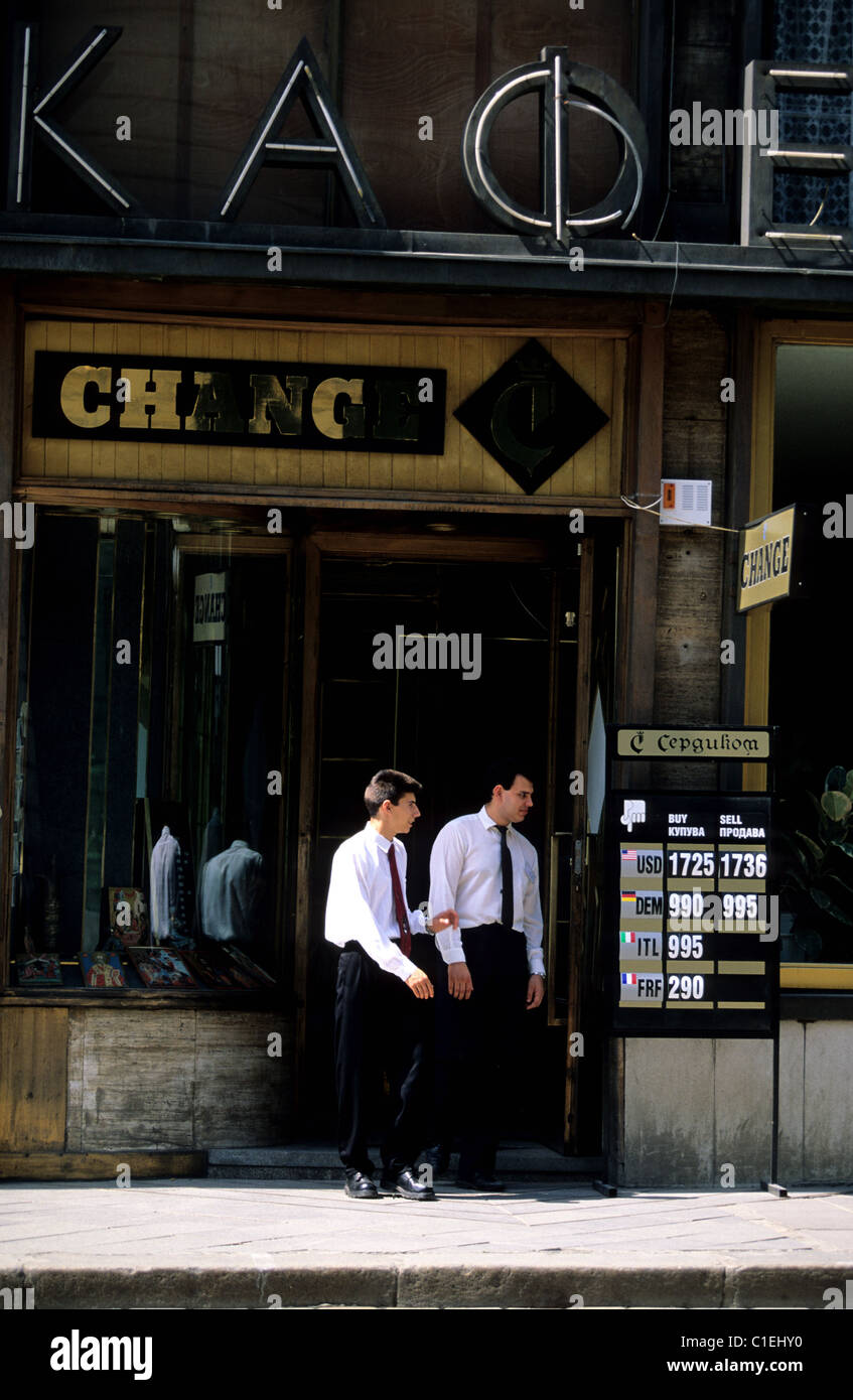 Bulgaria, a cafe at Sofia Stock Photo - Alamy