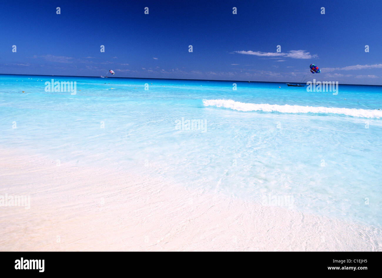 Mexico, Quintana Roo State, Riviera Maya, Cancun, the beach Stock Photo ...