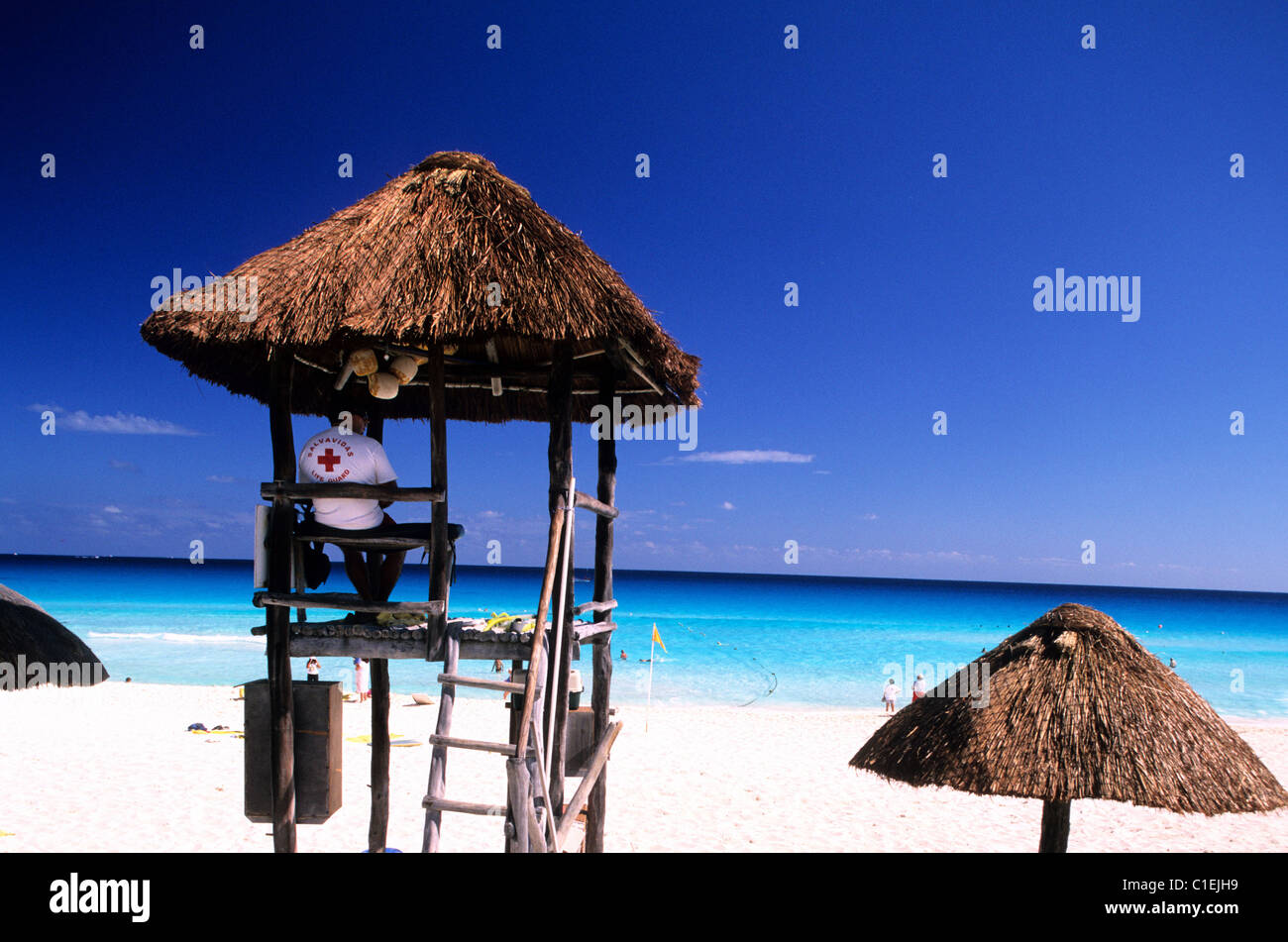 Mexico, Quintana Roo State, Riviera Maya, Cancun, the beach Stock Photo ...