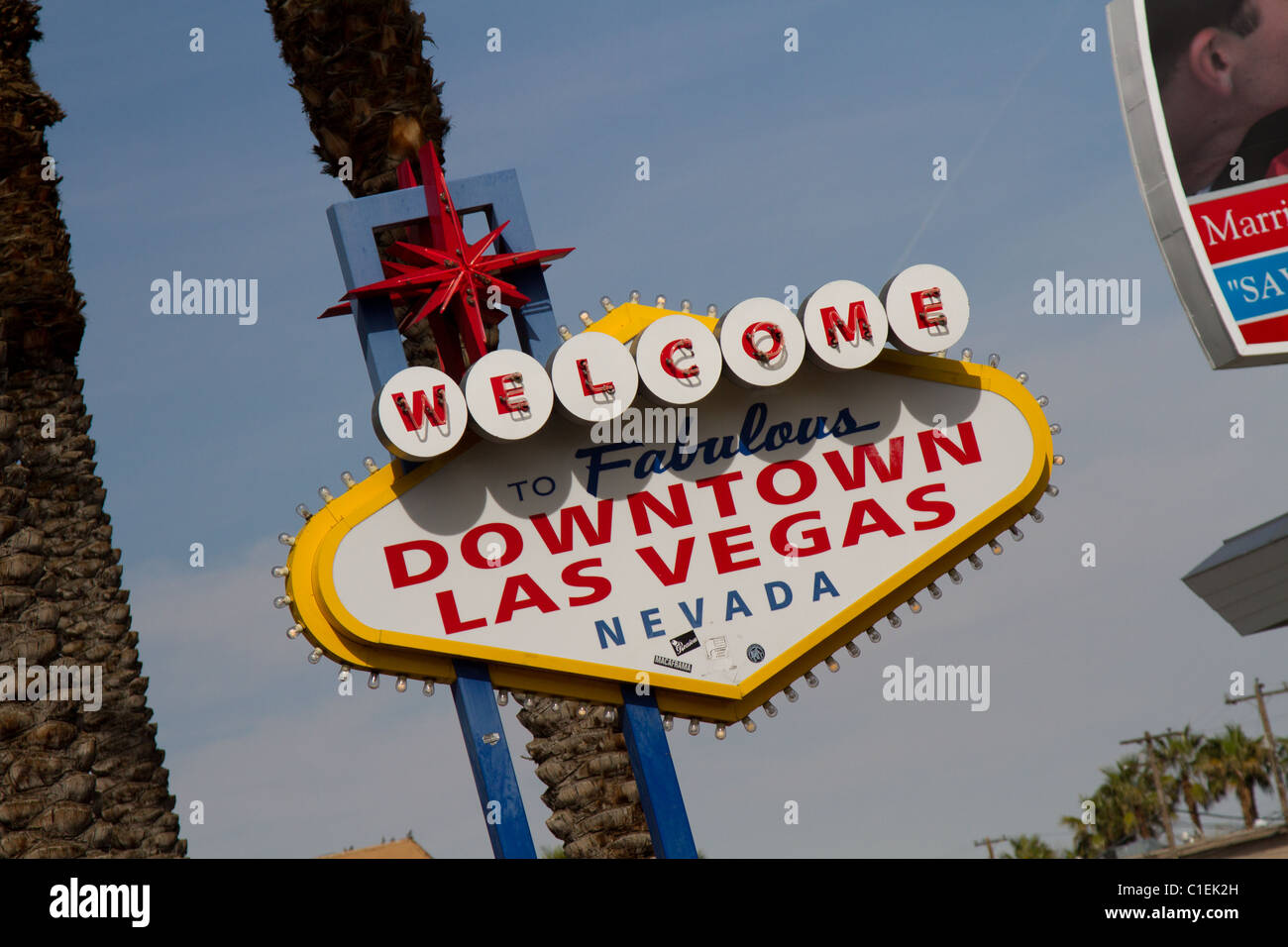 downtown las vegas sign Stock Photo - Alamy
