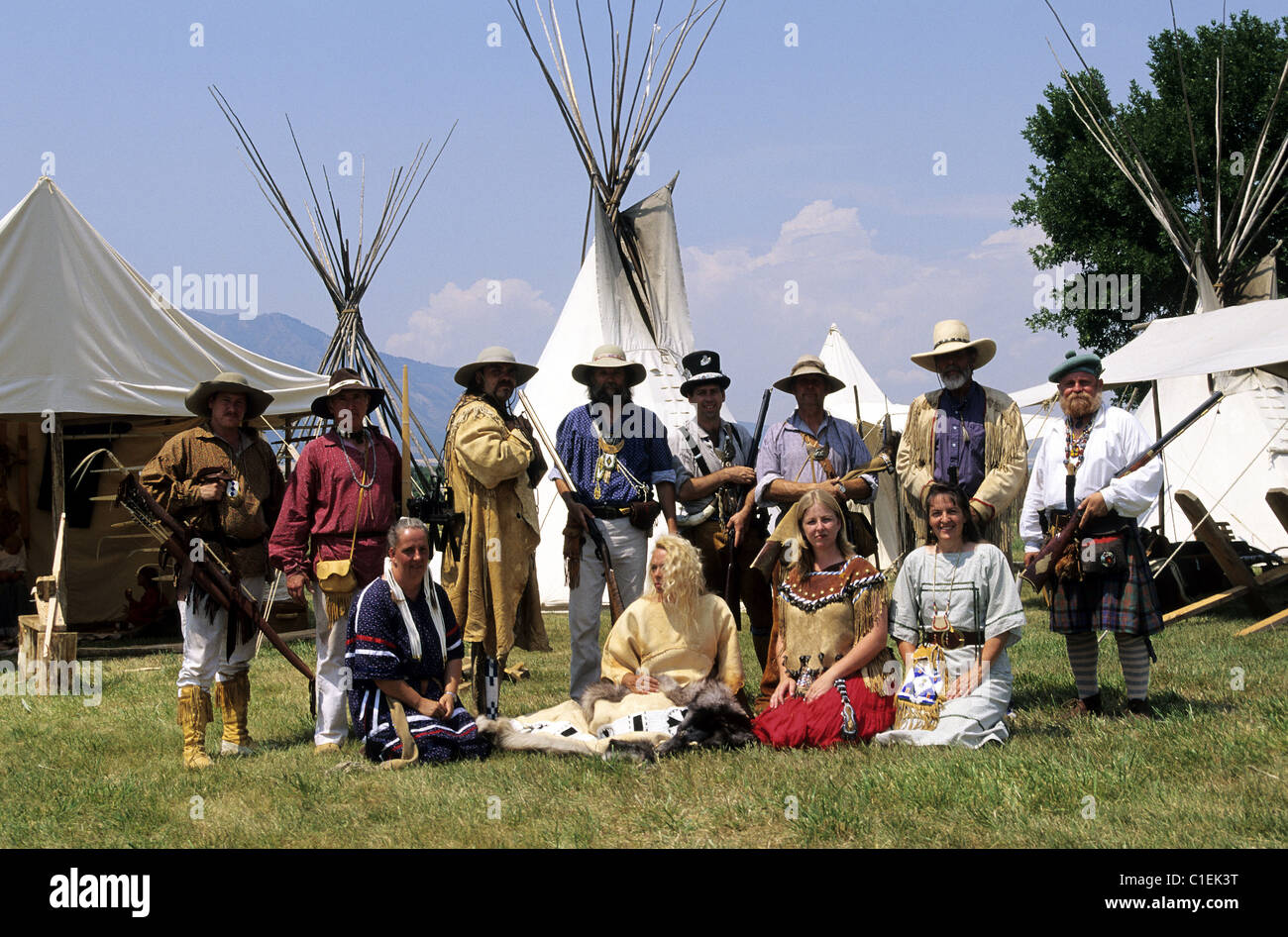 United States, Utah, Logan, Logan festival of the American West where ...