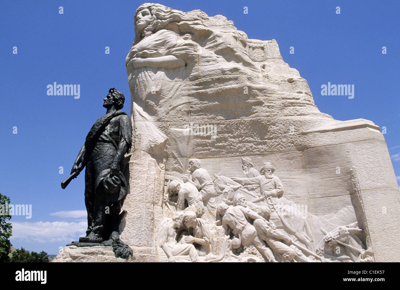 United States, Utah, Salt Lake City, Capitole Hill, memorial for ...