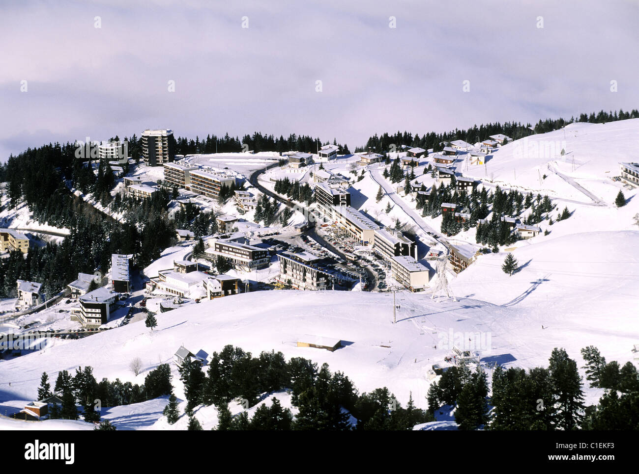 France, Isere, Chamrousse ski resort, Le Recoin Stock Photo - Alamy