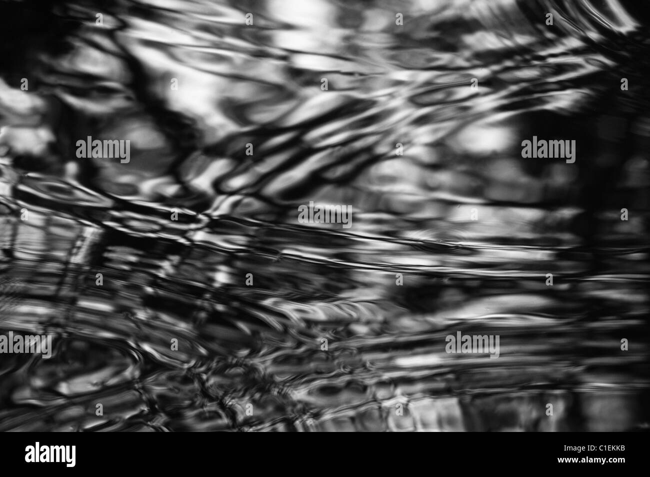 Black and white water ripples hi-res stock photography and images - Alamy