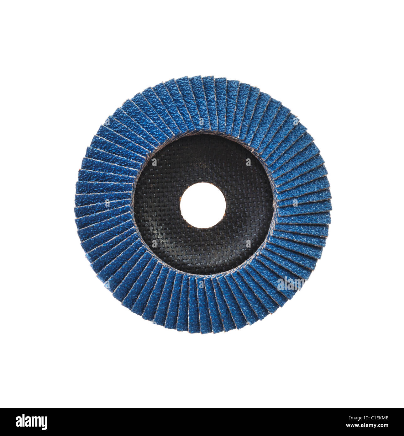Abrasive disk for grinder isolated on white background Stock Photo - Alamy